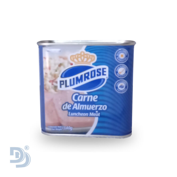 Carne Almuerzo Importada 340gr "Plumrose" - Digras, C.A.