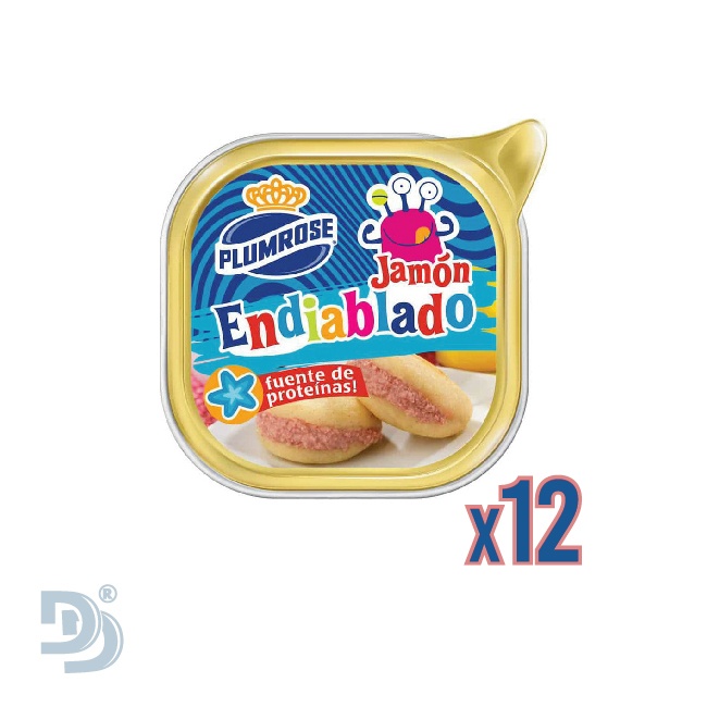 Jamon Endiablado Abre Facil (Cja 12x60gr) "Plumrose" - Digras, C.A.