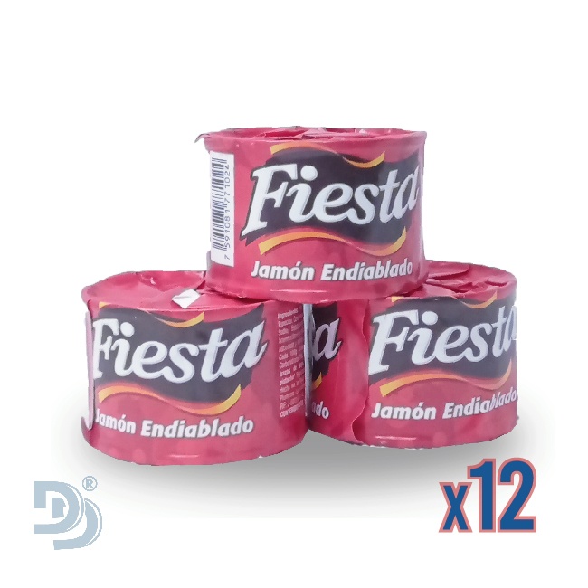 Jamon Endiablado Lata (Cja 12x115gr) "Fiesta" - Digras, C.A.